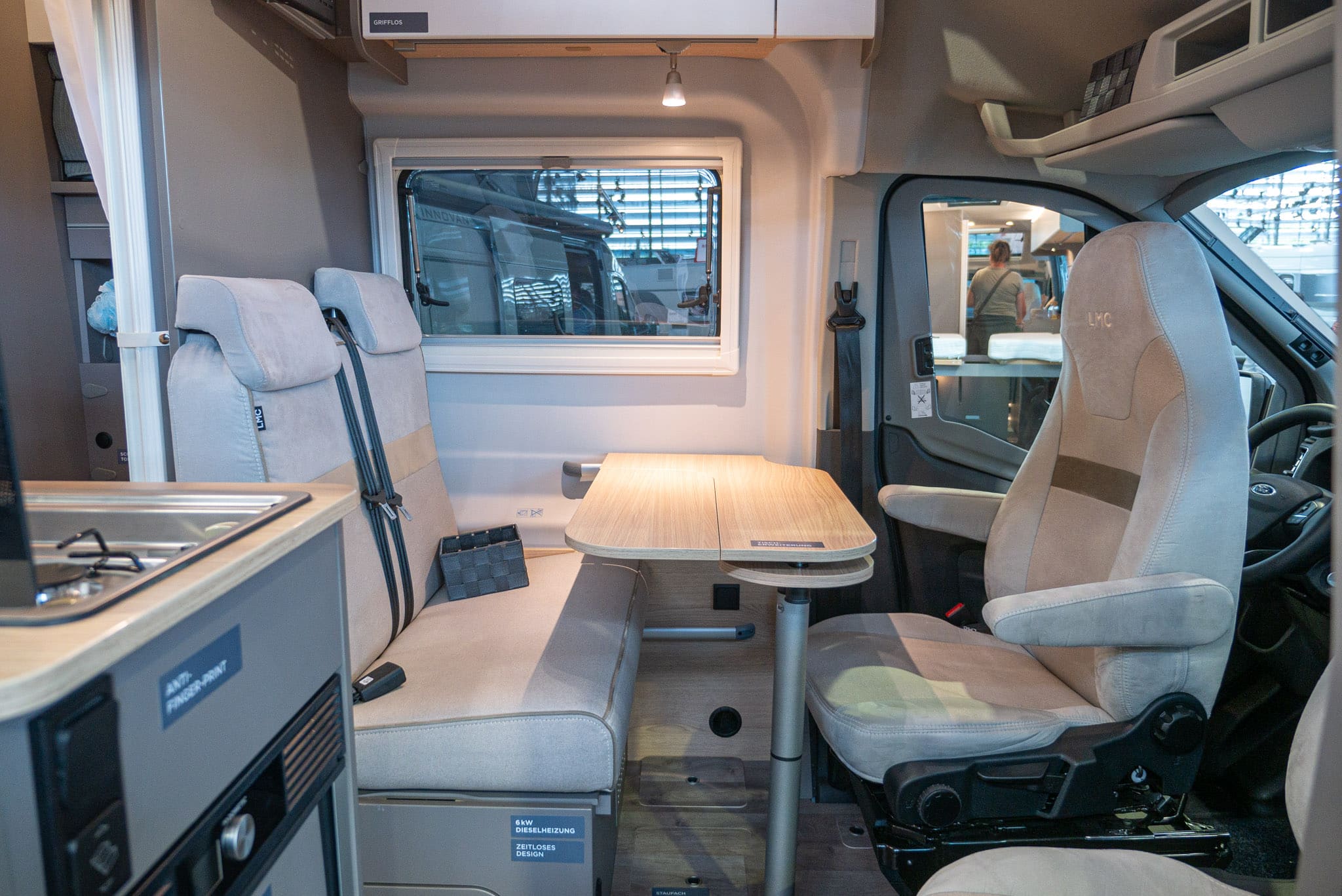 LMC Innovan 592 (2024): compact panel van with single beds and ...